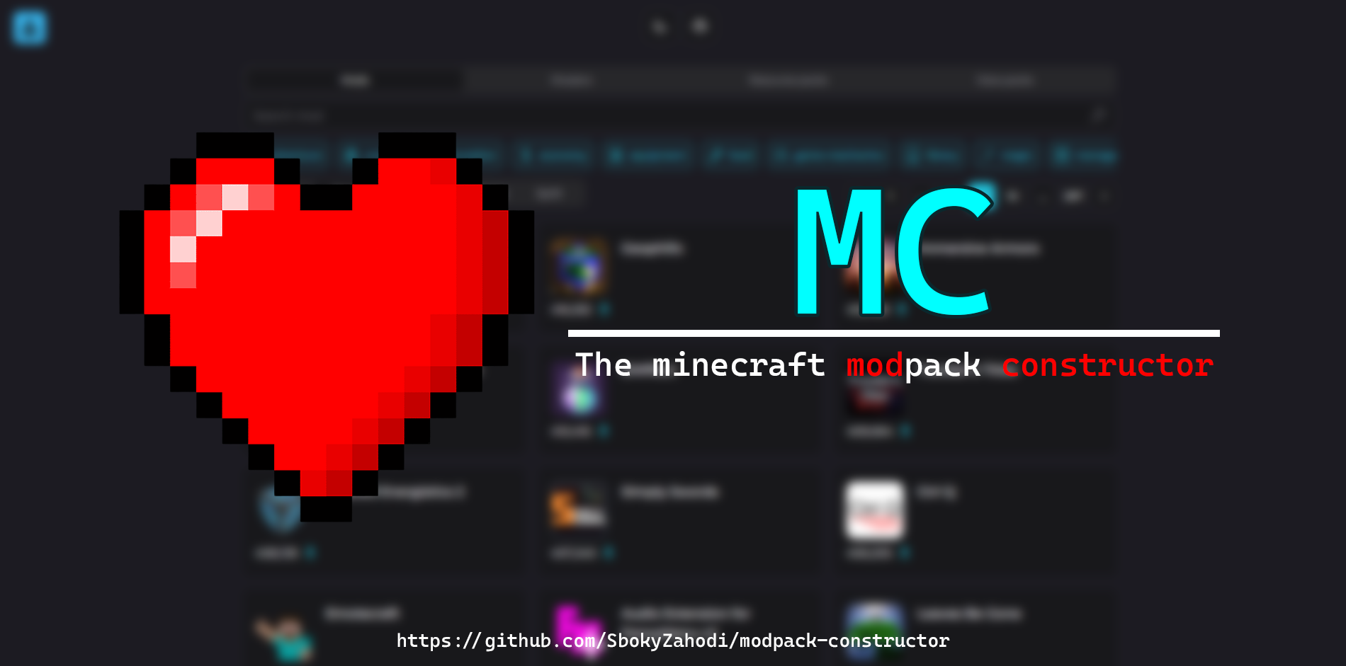 MC | The Minecraft modpack constructor